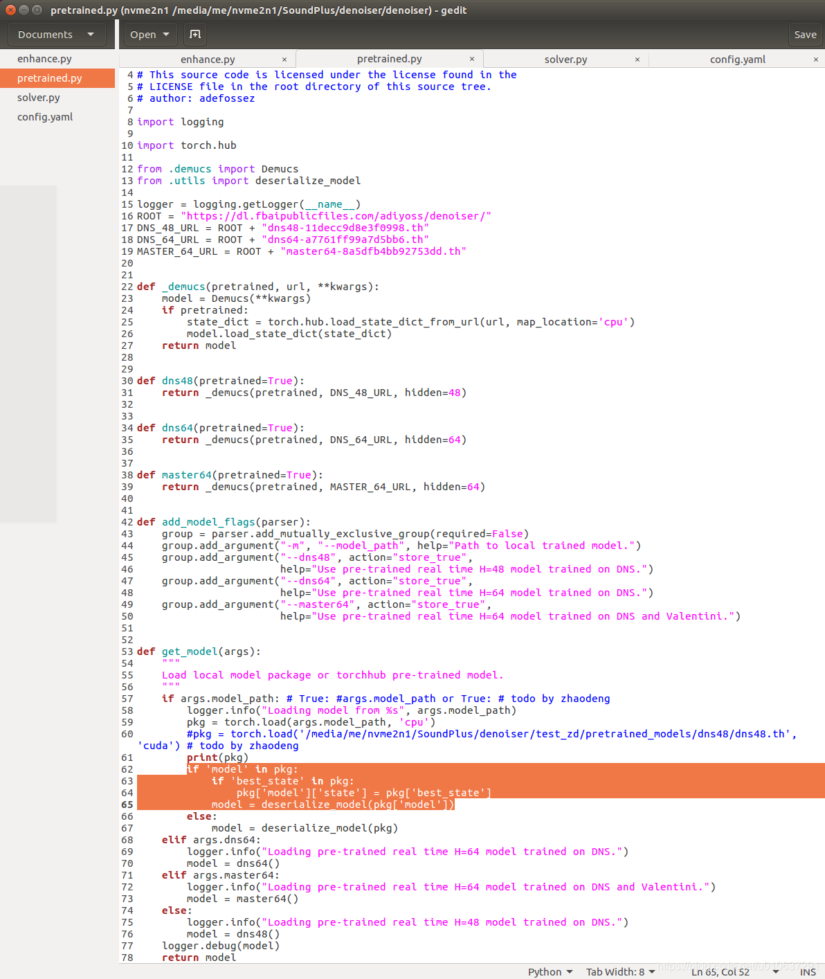 【语音降噪】Denoiser（Pytorch）-CSDN博客