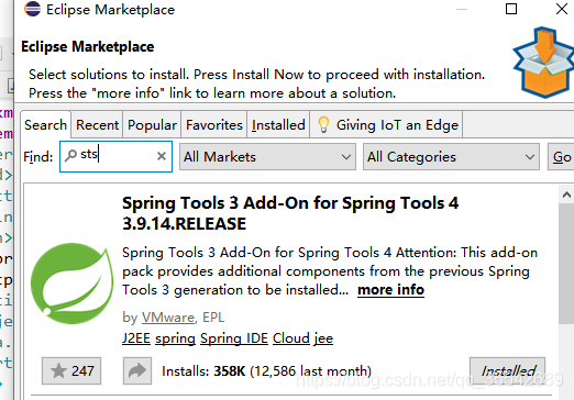 Eclipse4.16之 Could not find artifact org.springframework.boot:spring-boot-starter- parent:pom ...