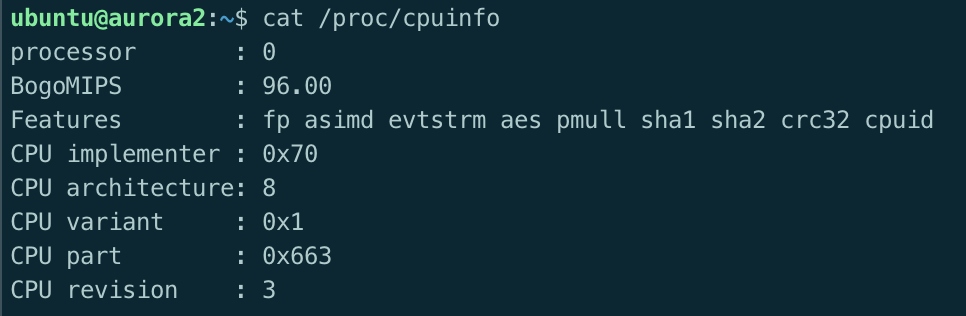 Ubuntu查看ARM CPU的内核型号_cpu part-CSDN博客