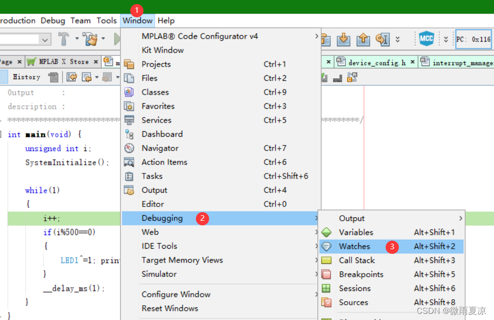 PIC单片机应用开发实践教程（四）： MPLAB X IDE Debug_mplab x ide 调试模式-CSDN博客