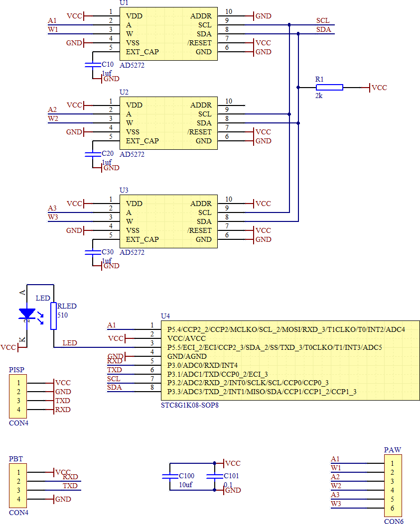 基于AD5272多组变阻器电路设计-CSDN博客