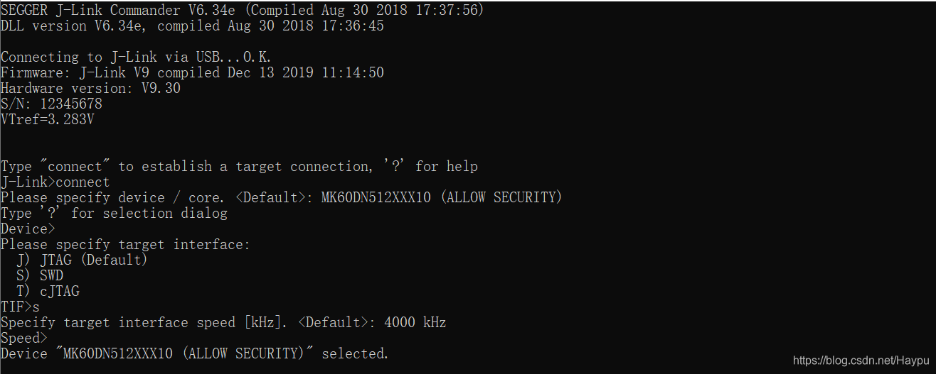 J-LINK使用问题汇总_inittarget():pcode returned-CSDN博客