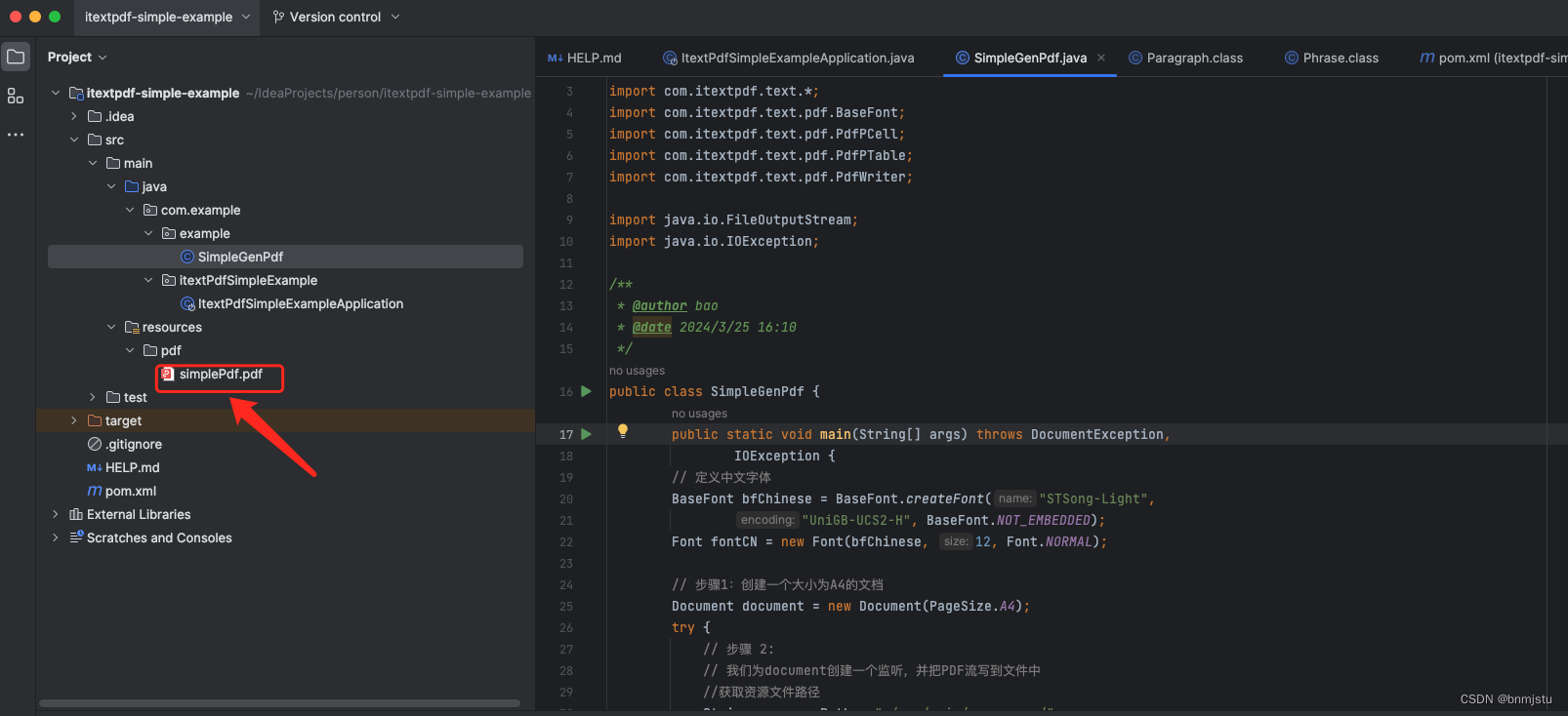 itextPdf生成pdf简单示例_com.itextpdf.text.pdf-CSDN博客