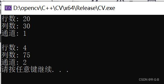 【opencv 】reshape函数详解 示例演示_inmat.reshape-CSDN博客