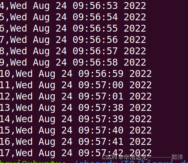 华清远见 文件io 使用时间函数和fprintf()在文件中记录时间和行数fprintf 控制写入的行数 Csdn博客