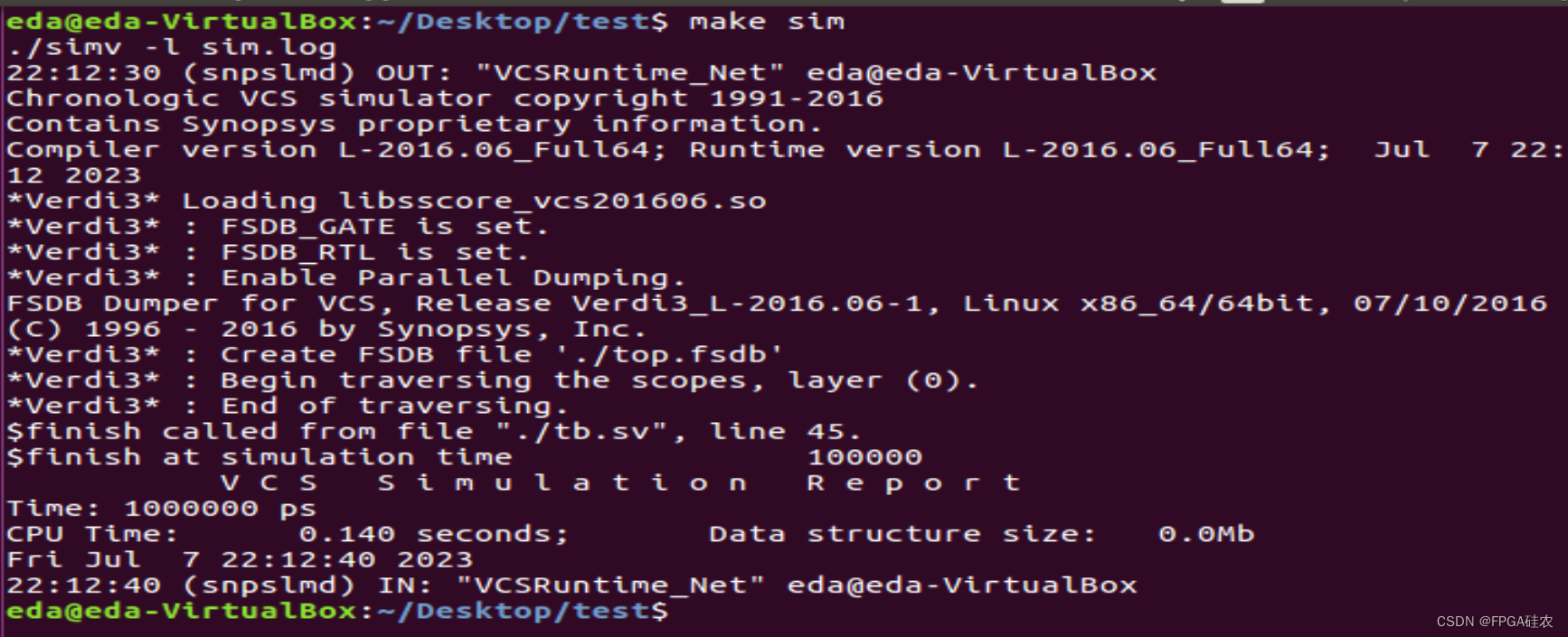 VCS和Verdi联合仿真的Makefile脚本编写_verdi脚本-CSDN博客