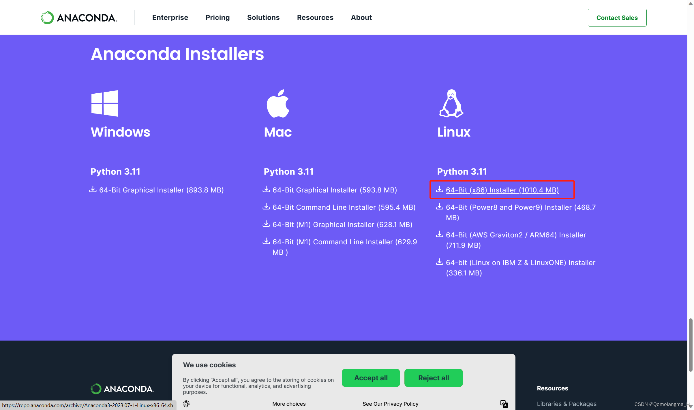 【2023最新版】Windows11：WSL（Ubuntu22.04）安装Anaconda（换源、各种报错及解决方案）+连接Pycharm进行远程开发_wsl安装anaconda-CSDN博客