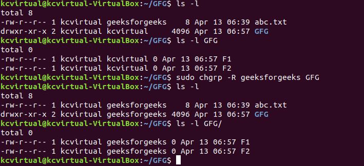Linux 中的 chgrp 命令及示例_sudo chgrp-CSDN博客