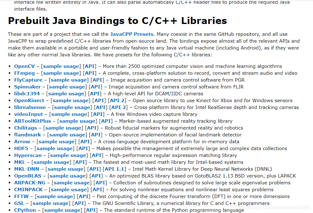 JavaCPP初体验_org.bytedeco.javacpp-presets-CSDN博客