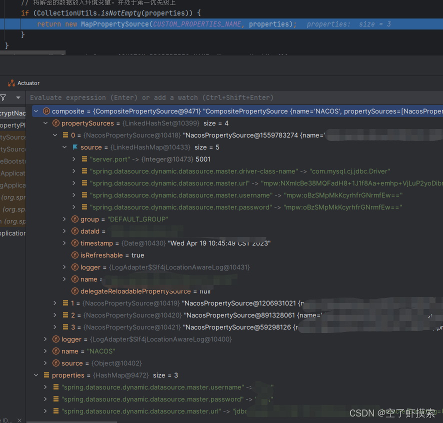 mybatis-plus mpw 基于nacos-配置中心失效问题解决。_nacos导致数据库加密失效-CSDN博客