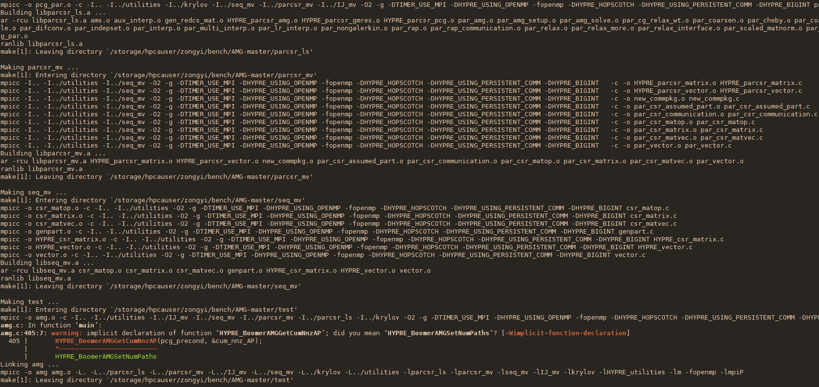 使用mpiP工具分析AMG程序-CSDN博客
