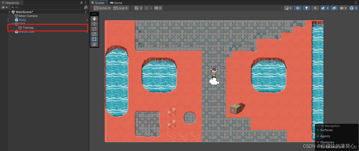 【Unity2D：Tilemap Collider 2D】为瓦片地图添加碰撞器-CSDN博客