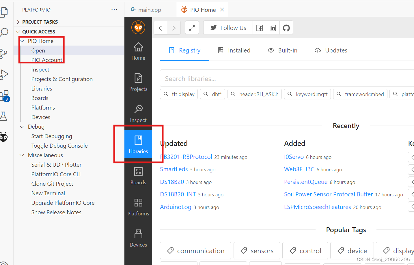 用u8g2库使用oled——基于ESP32 ,VScode platformio平台_vscode安装u8g2库-CSDN博客