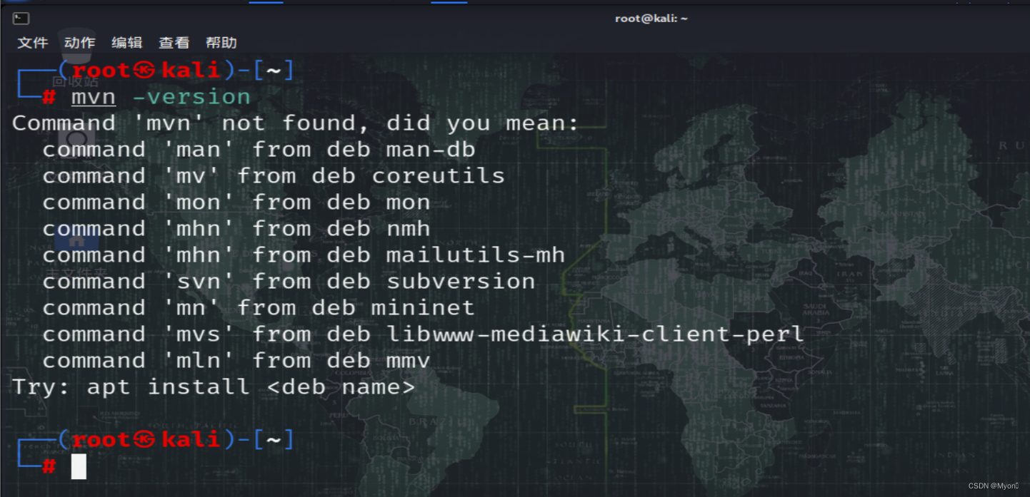 maven 的安装与配置（Command ‘mvn‘ not found）修改配置文件后新终端依旧无法识别到 mvn 命令_command not found: mvn-CSDN博客