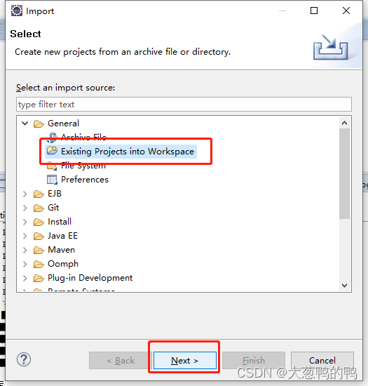 eclipse导入项目_eclipse导入workspace-CSDN博客
