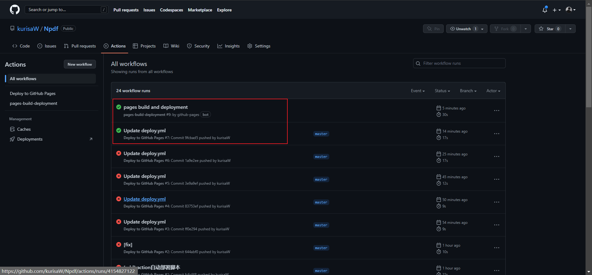 【经验分享】【Github】Error: Action failed with “The process ‘/usr/bin/git‘ failed with exit code 128 ...