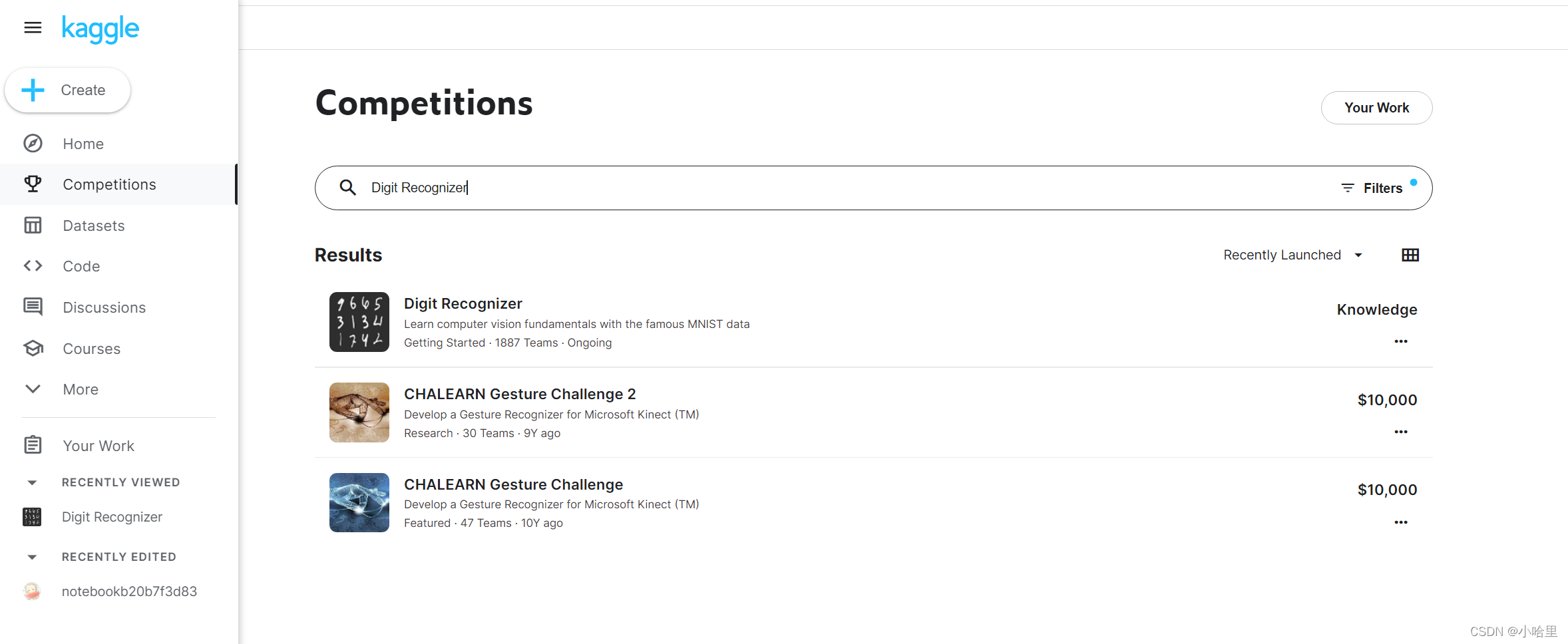 Kaggle入门预测赛，手写数字识别Digit Recognizer，使用Kaggle kernel作答，F=0.98-CSDN博客