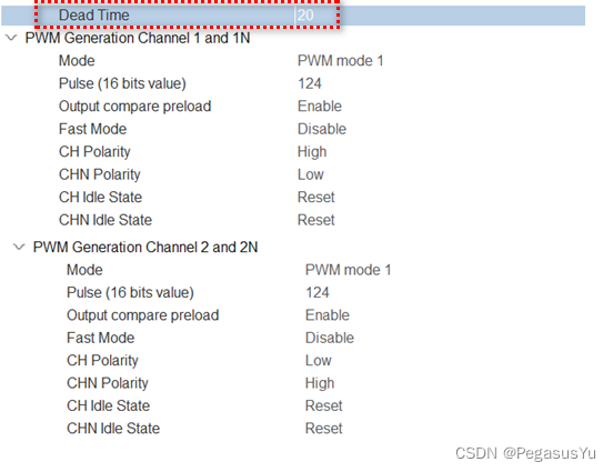 Stm32 Tim Pwm中阶操作：互补pwm输出stm32 互补pwm Csdn博客
