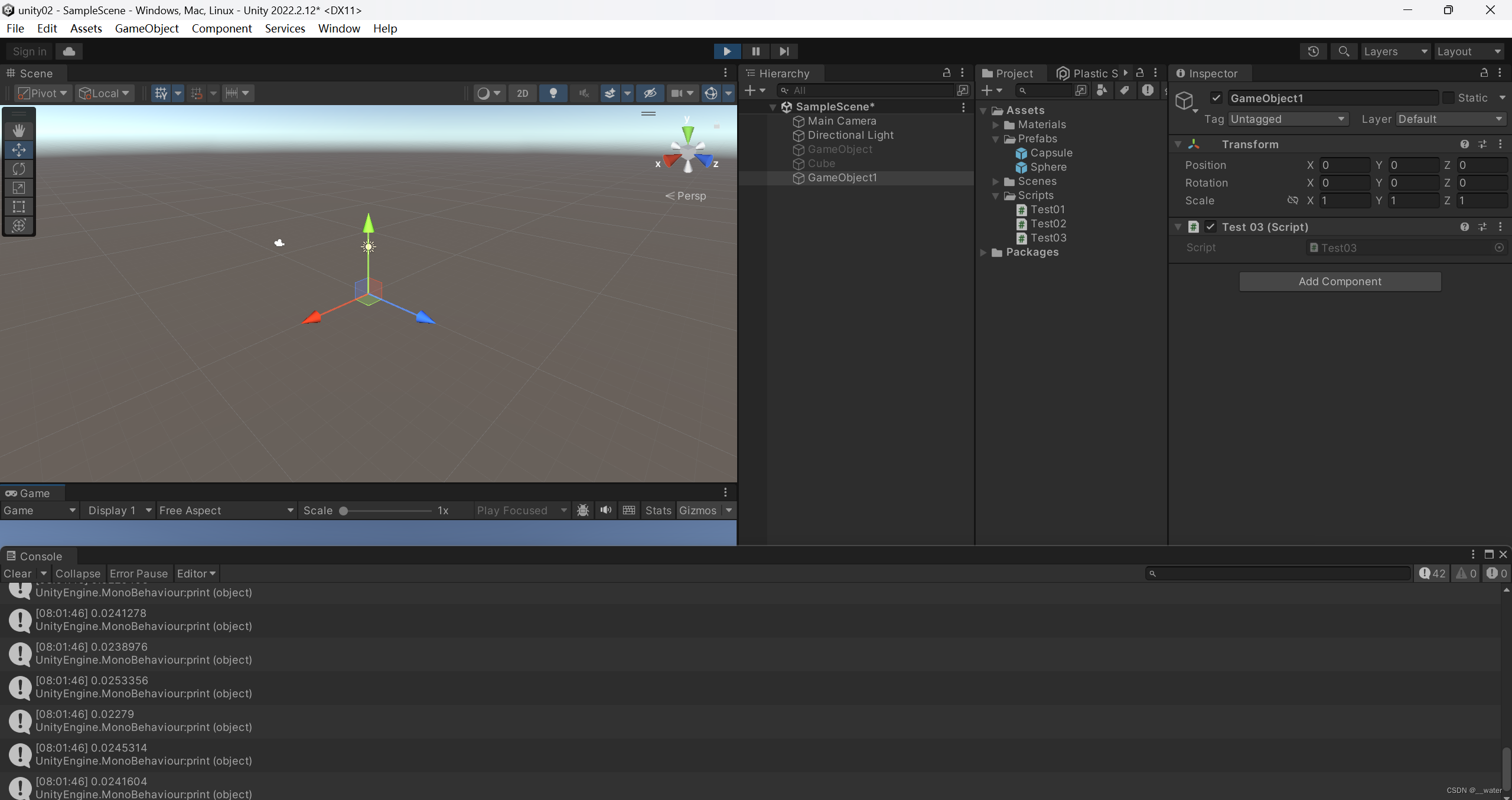 【入门-14-教程】Unity3D-CSDN博客