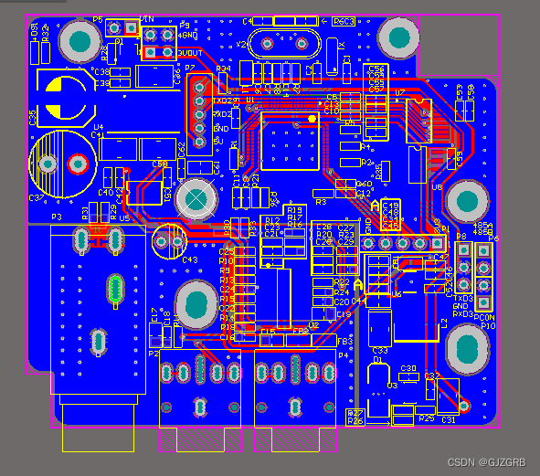 基于STM32F103RBT6单片机OPA4227音频对讲机设计硬件（原理图+PCB）工程文件,AD09设计的工程文件_stm32做对讲机-CSDN博客