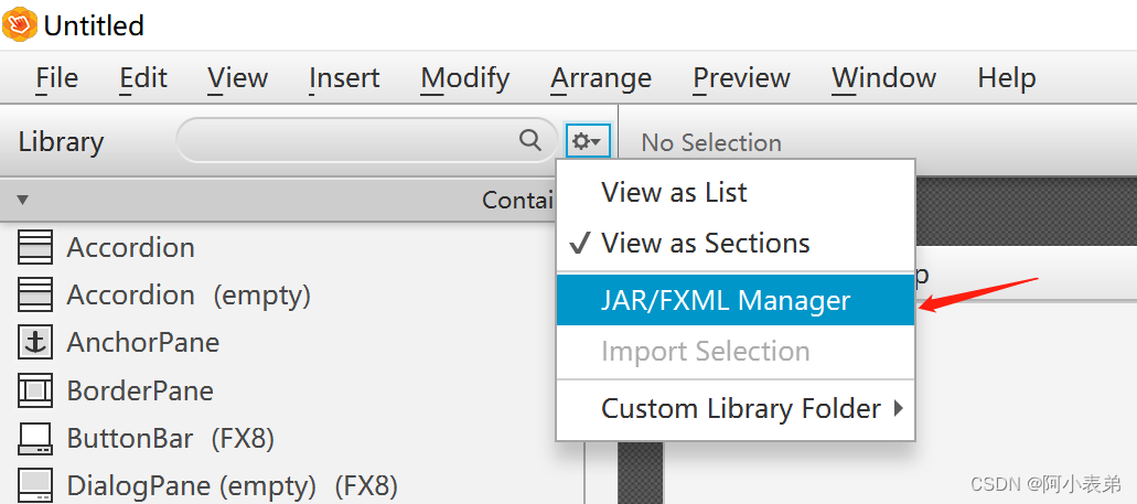 利用javaFx编程时引入第三方jar包，用SceneBuilder打开对应fxml文件报错时各种原因汇总_建立fxml文件报错-CSDN博客