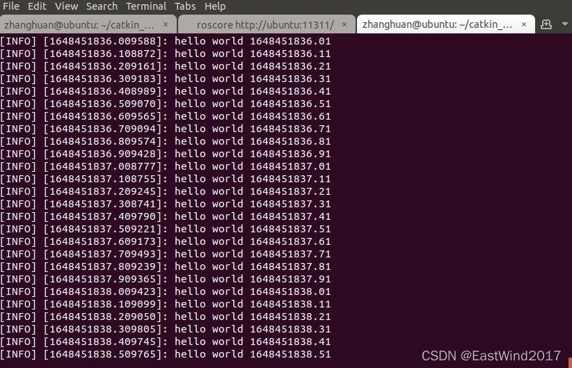 python实现ROS的TOPIC通信_ros topic搜索python-CSDN博客