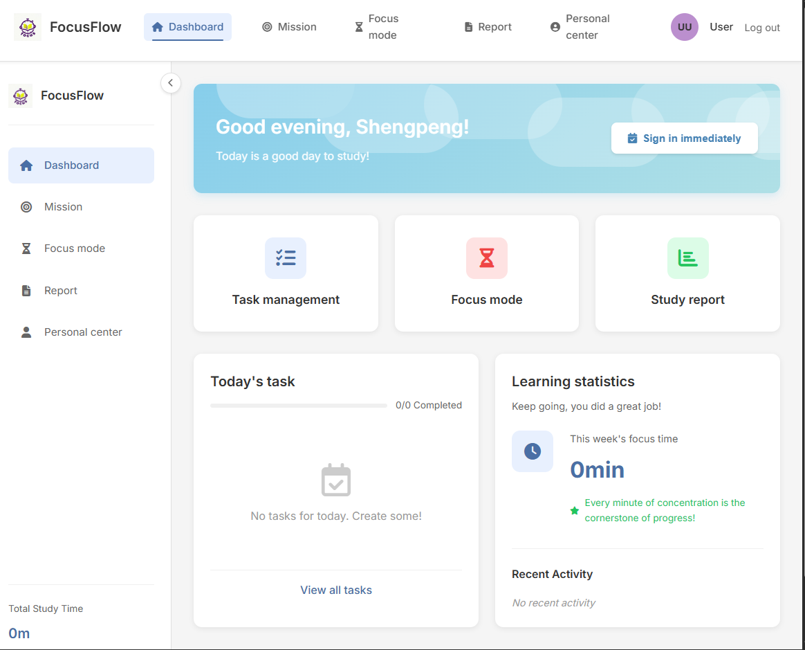 FocusFlow α Sprint Blog Series (Part 3) - Focus Mode & Focus Time Count-CSDN社区