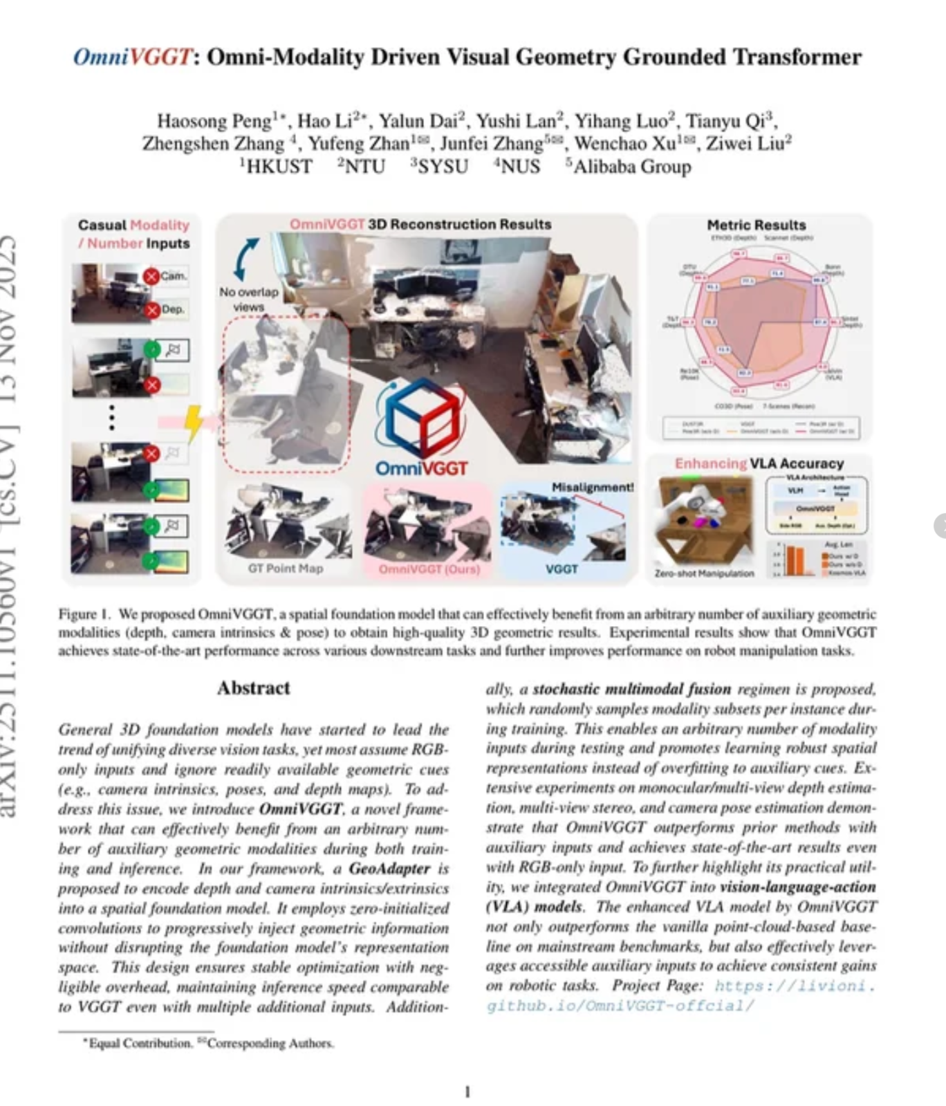OmniVGGT居然能融合任意几何模态-CSDN社区