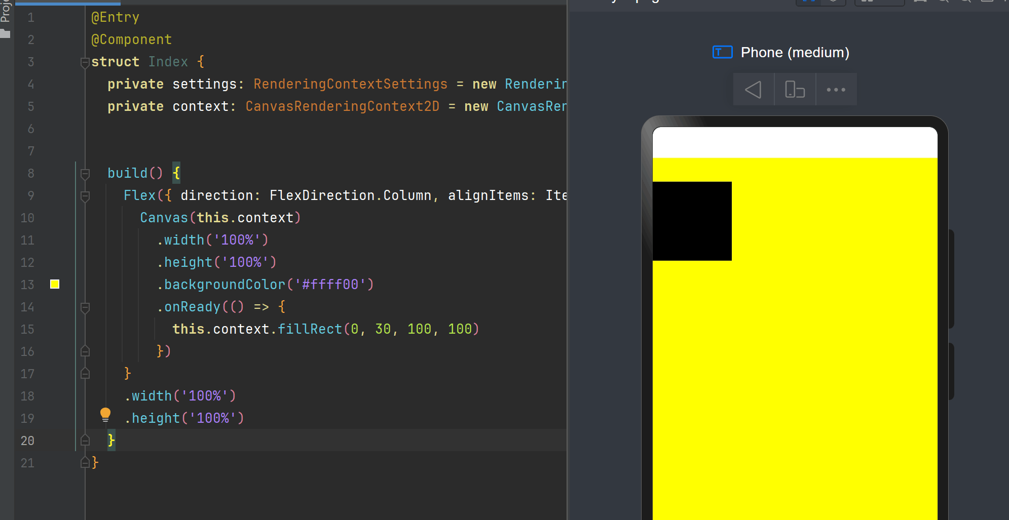 #跟着坚果学鸿蒙# ——Canvas相关-使用CanvasRenderingContext2D中的方法_harmonyos_红目香薰-HarmonyOS开发者社区