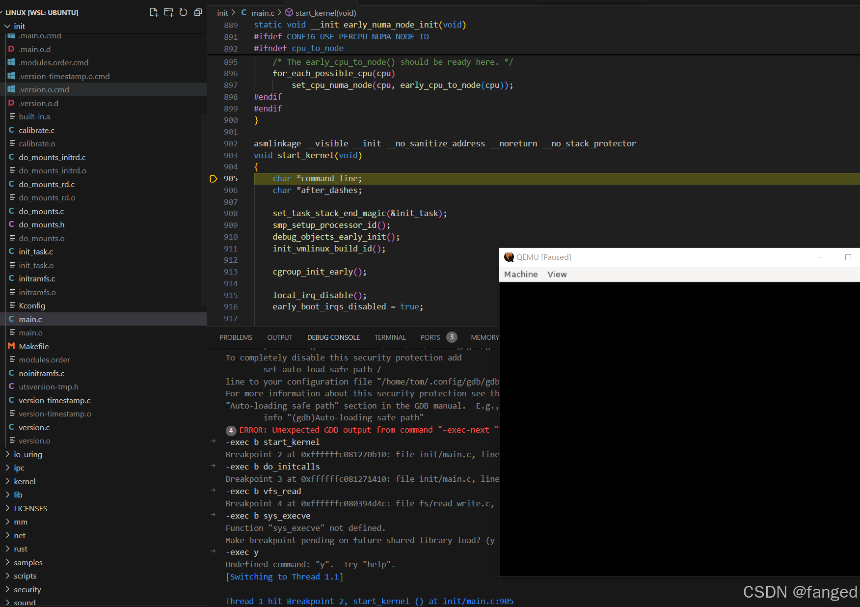 VSCode调试Linux内核-CSDN博客