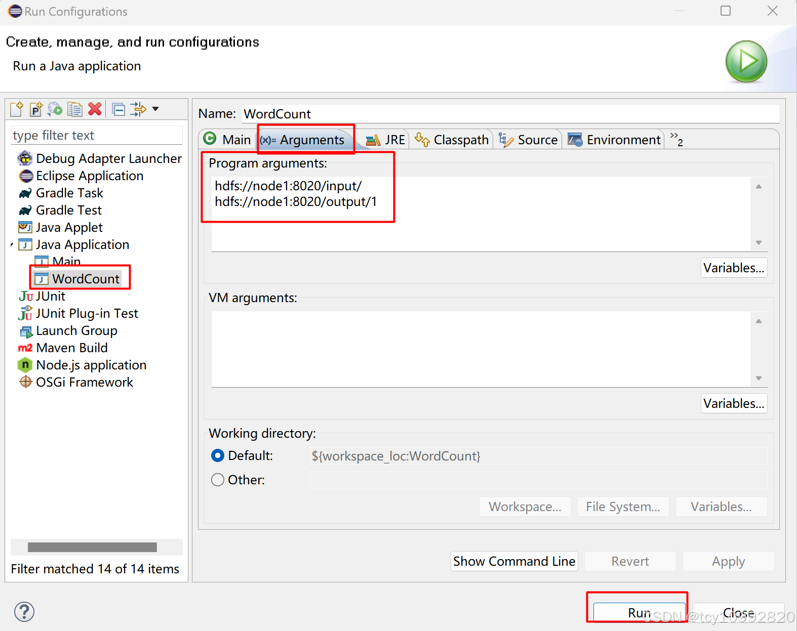 Eclipse在Windows本地连接Hadoop集群执行WordCount实践_10992820 csdn-CSDN博客