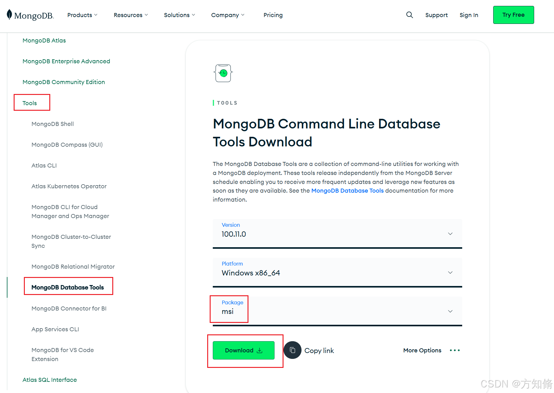 安装备忘录：MongoDB_mongodb compass下载-CSDN博客