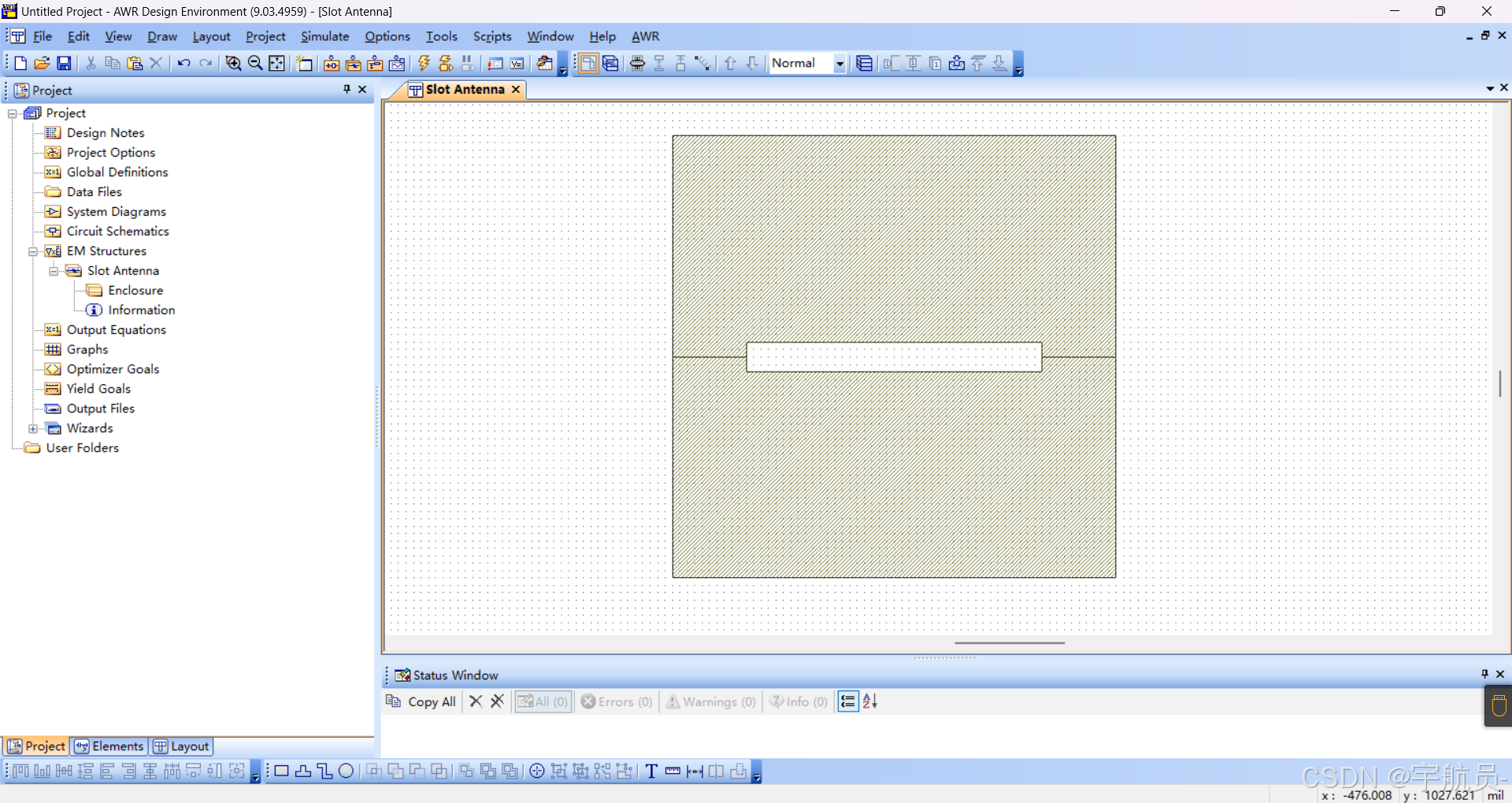HDU电磁场与微波实验五——微带缝隙天线的设计_微带缝隙天线设计-CSDN博客