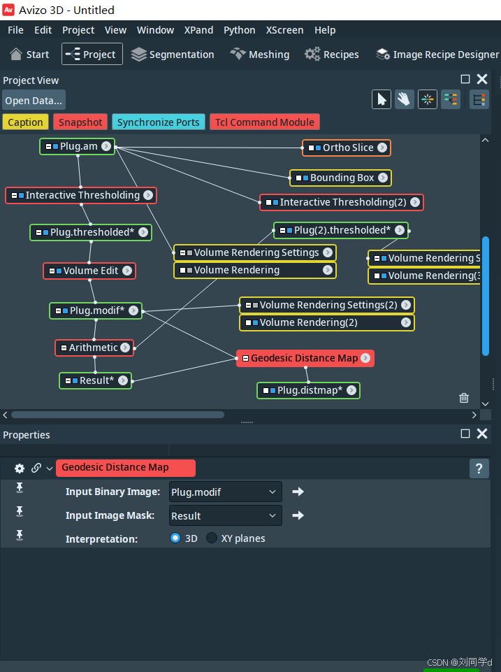 四、Avizo多孔材料样品距离分析_avizo阈值分割-CSDN博客