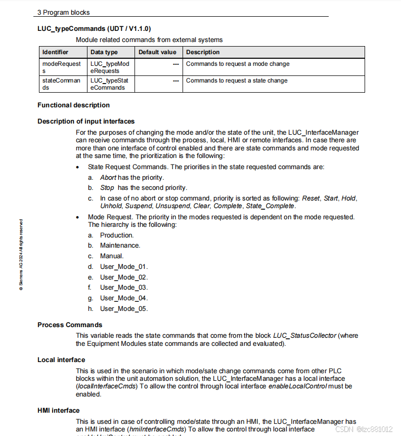 西门子【Library of Unit Control (LUC)单元控制库（LUC）】_luc代码全拼集装设备交换控制文件-CSDN博客