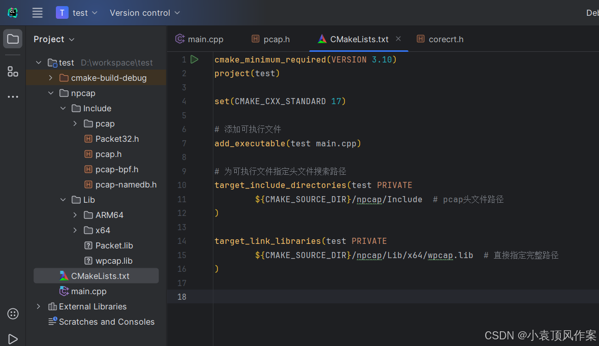 安装npcap并在clion中配置pcap库_install npcap in winpcap api-CSDN博客