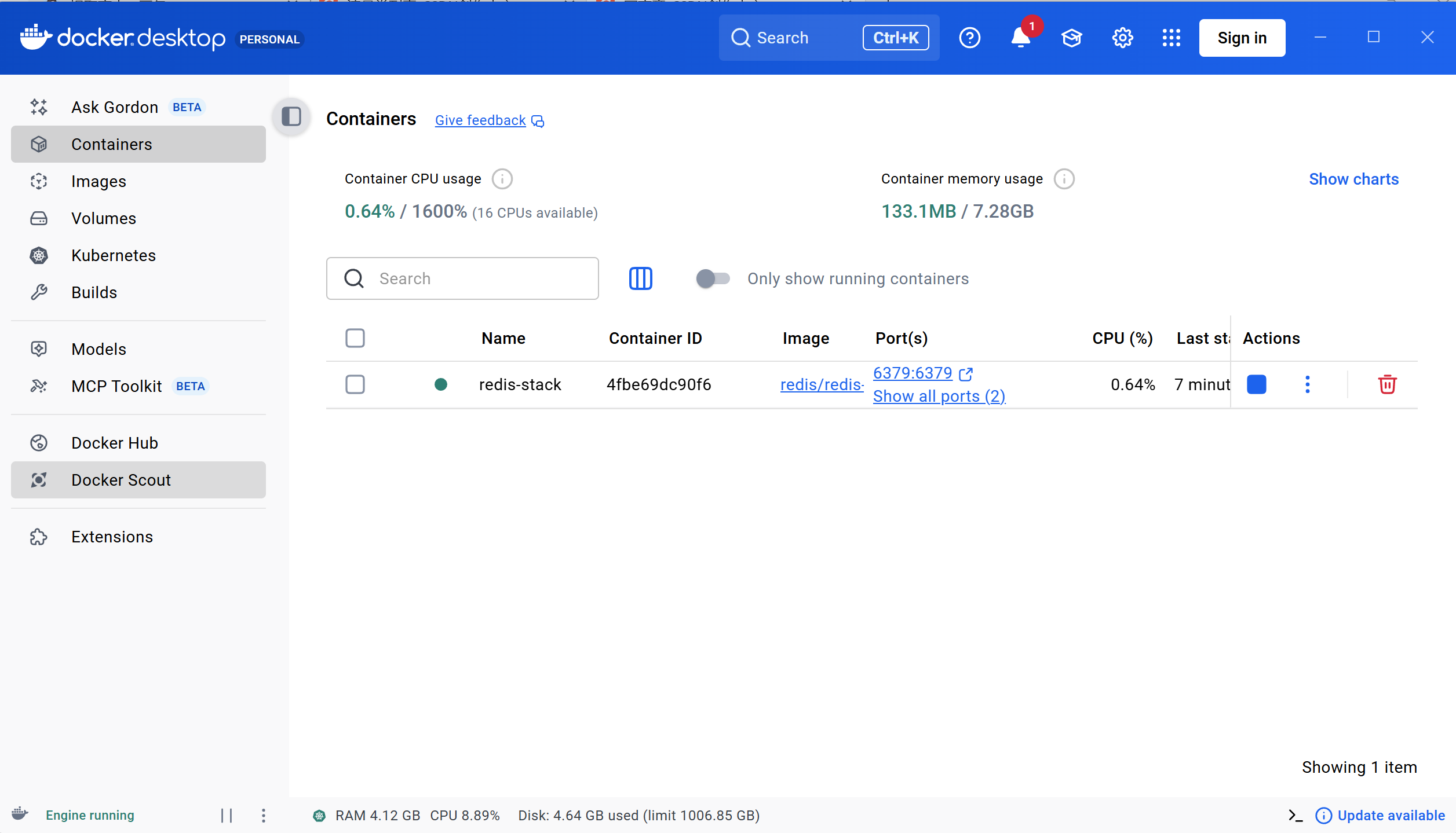 Docker安装使用redis-stack (Docker Desktop环境)-CSDN博客