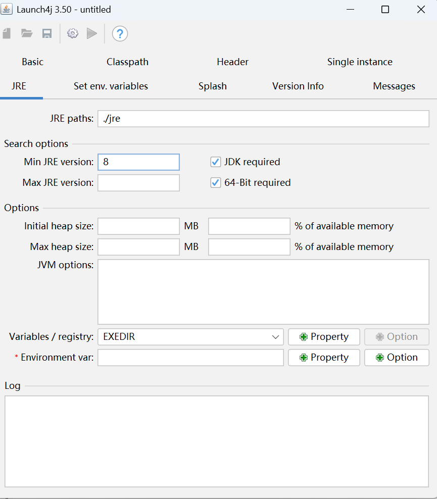lanch4j将jar转成exe_launch4j-CSDN博客