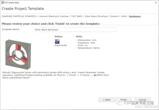 CST案例分析：行波管TWT仿真（上）慢波结构的冷设计_cst粒子仿真案例-CSDN博客