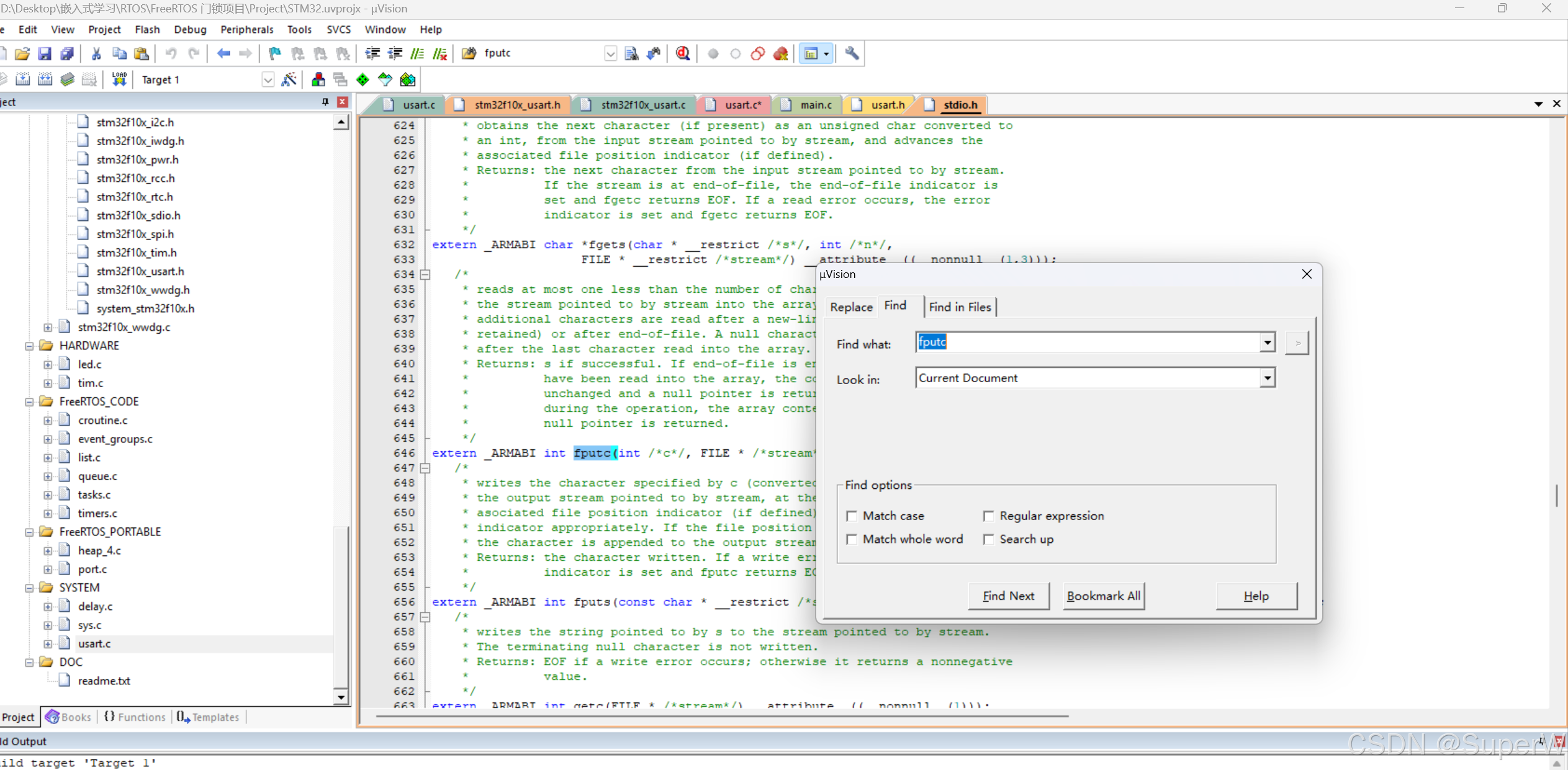 STM32串口代码编写（含printf重定向）_stm32 vsprintf-CSDN博客