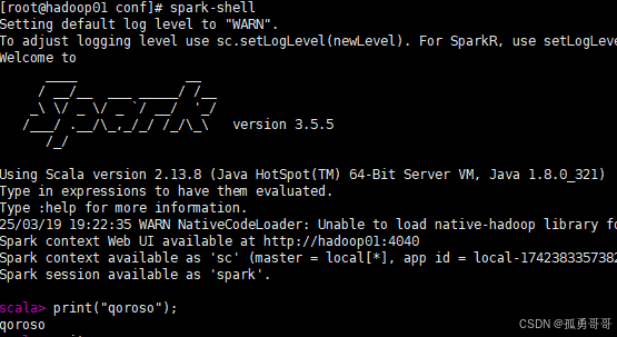 Spark3.5部署_spark-3.5.5-CSDN博客