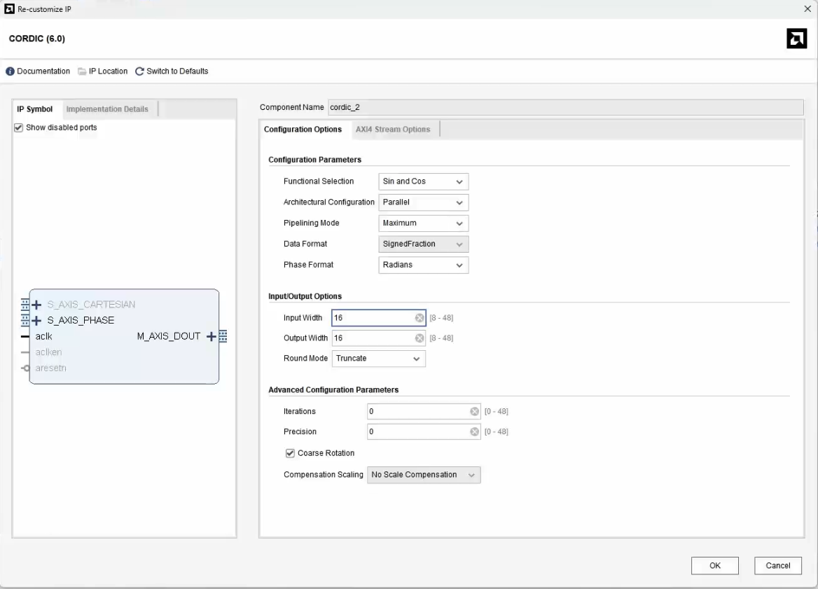 Cordic IP核verilog例化以及在项目中使用(sin_and_cos与arctan)_cordic ip核用法-CSDN博客