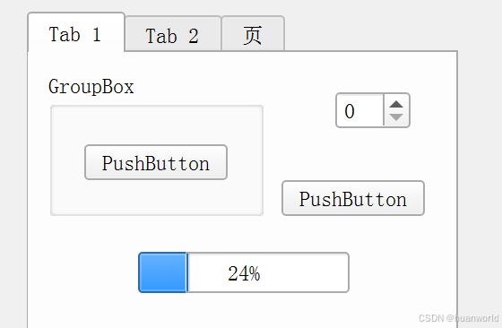 Qt5.15 C++ QTabWidget 样式颜色_qt cpp设置样式 fusion-CSDN博客