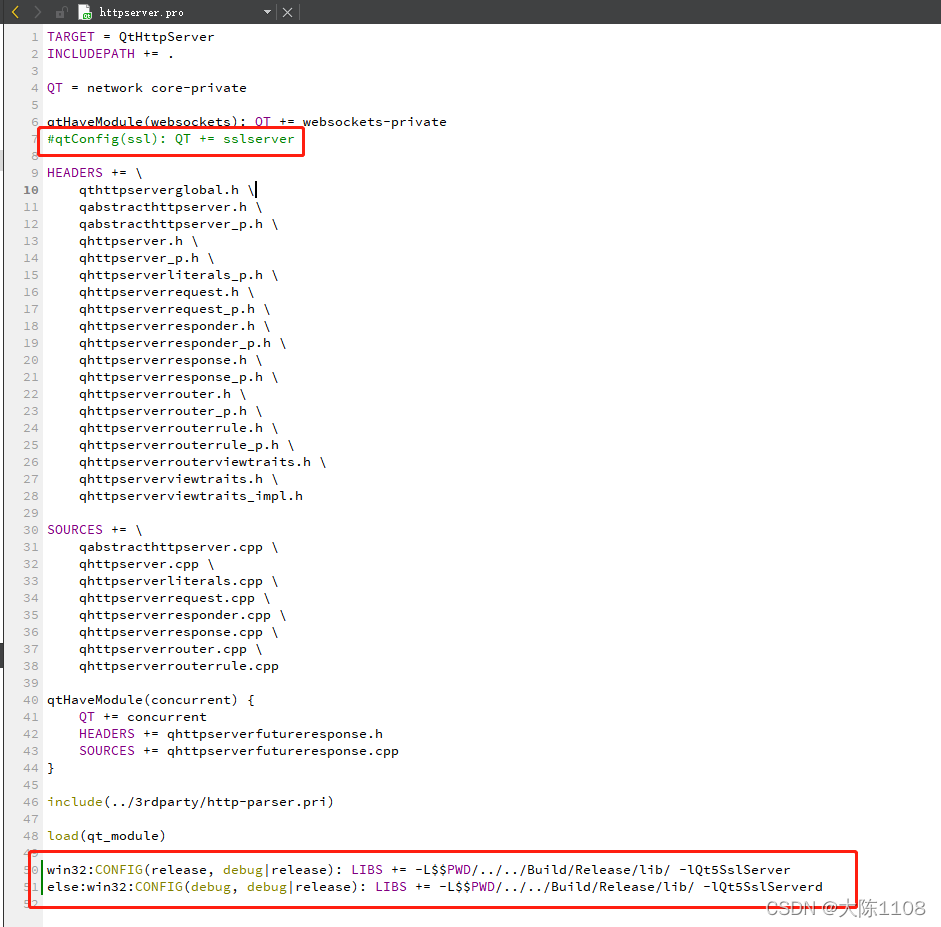 QtHttpServer编译使用_qt编译ssl怎么配置-CSDN博客