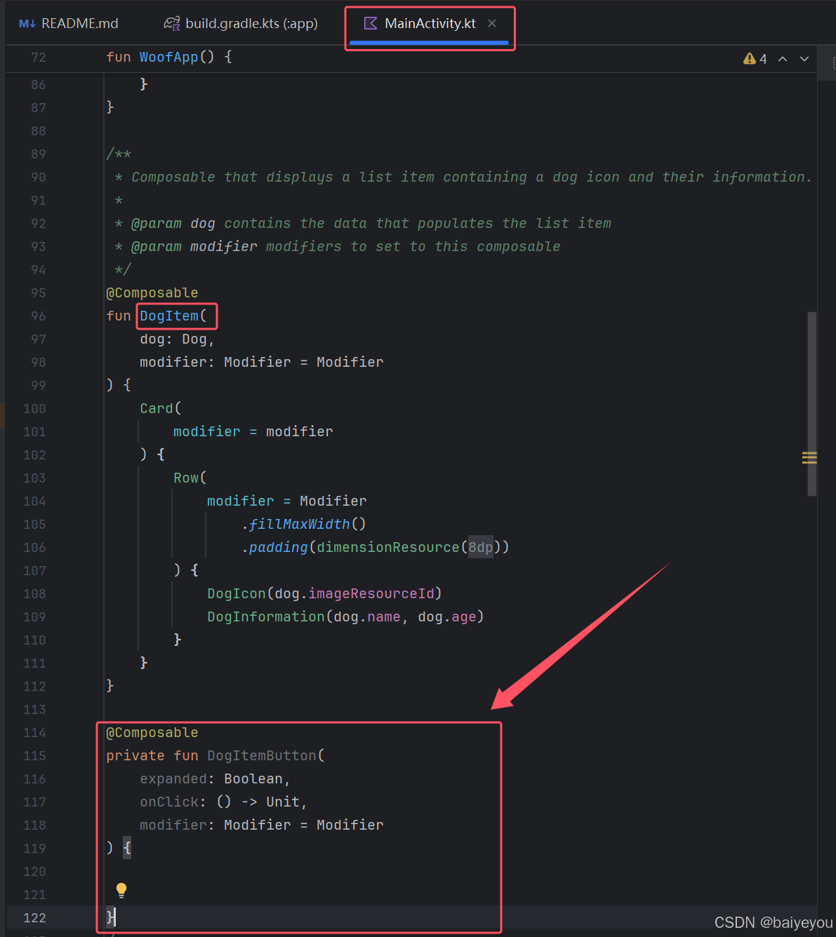 Android Studio——使用 Jetpack Compose 添加简单的动画_compose animateitem-CSDN博客