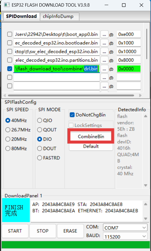 esp32_download_tool烧录二进制文件_esp32烧录工具-CSDN博客