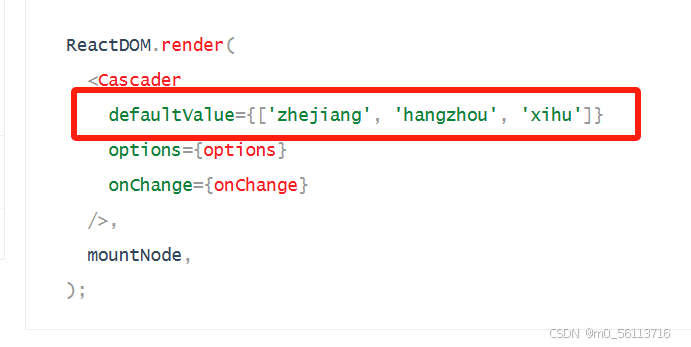 react+antd cascader级联选择器默认值回显_antd cascader回显-CSDN博客
