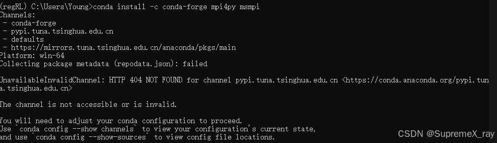 小白旭教你如何在Windows下使用Anaconda安装mpi4py，官网指令童叟无欺，贼拉简单_windows mpi4py-CSDN博客