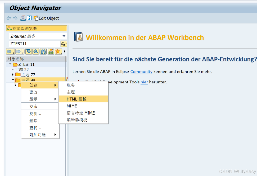 ABAP小白开发操作手册+（十一）创建Internet服务将事务代码封装成http发布_abap internet 服务-CSDN博客