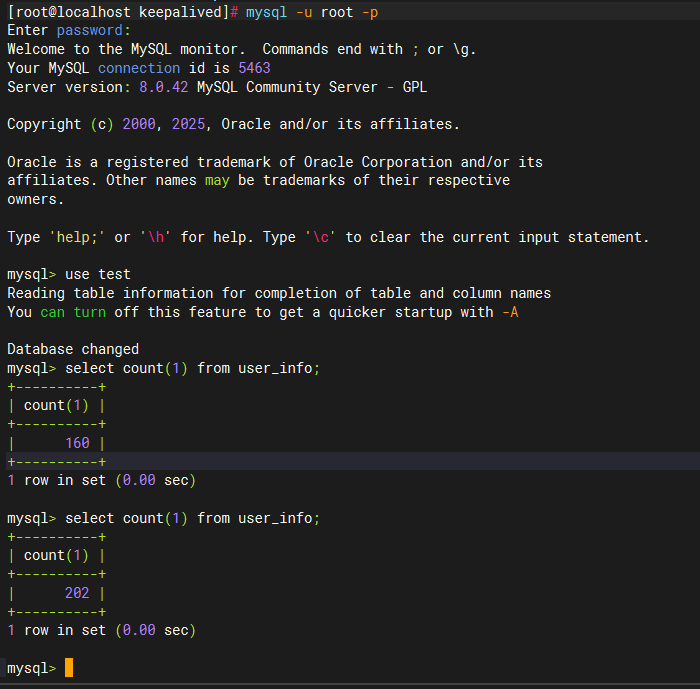mysql+keepalived 双主高可用架构_mysql双主keepalived-CSDN博客